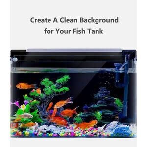 Aquatic Creation | Fish | Aquarium Background Static Self Cling Black ...